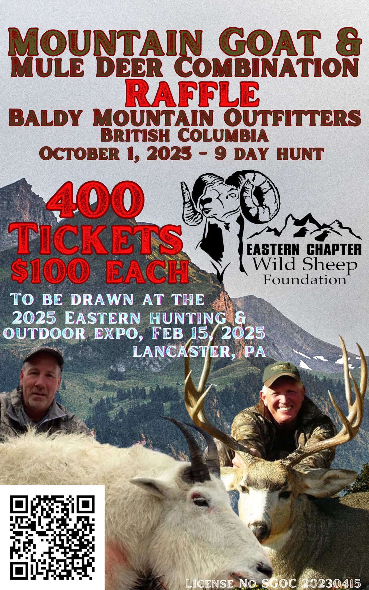 Hunting Raffles | Eastern Chapter Wild Sheep Foundation