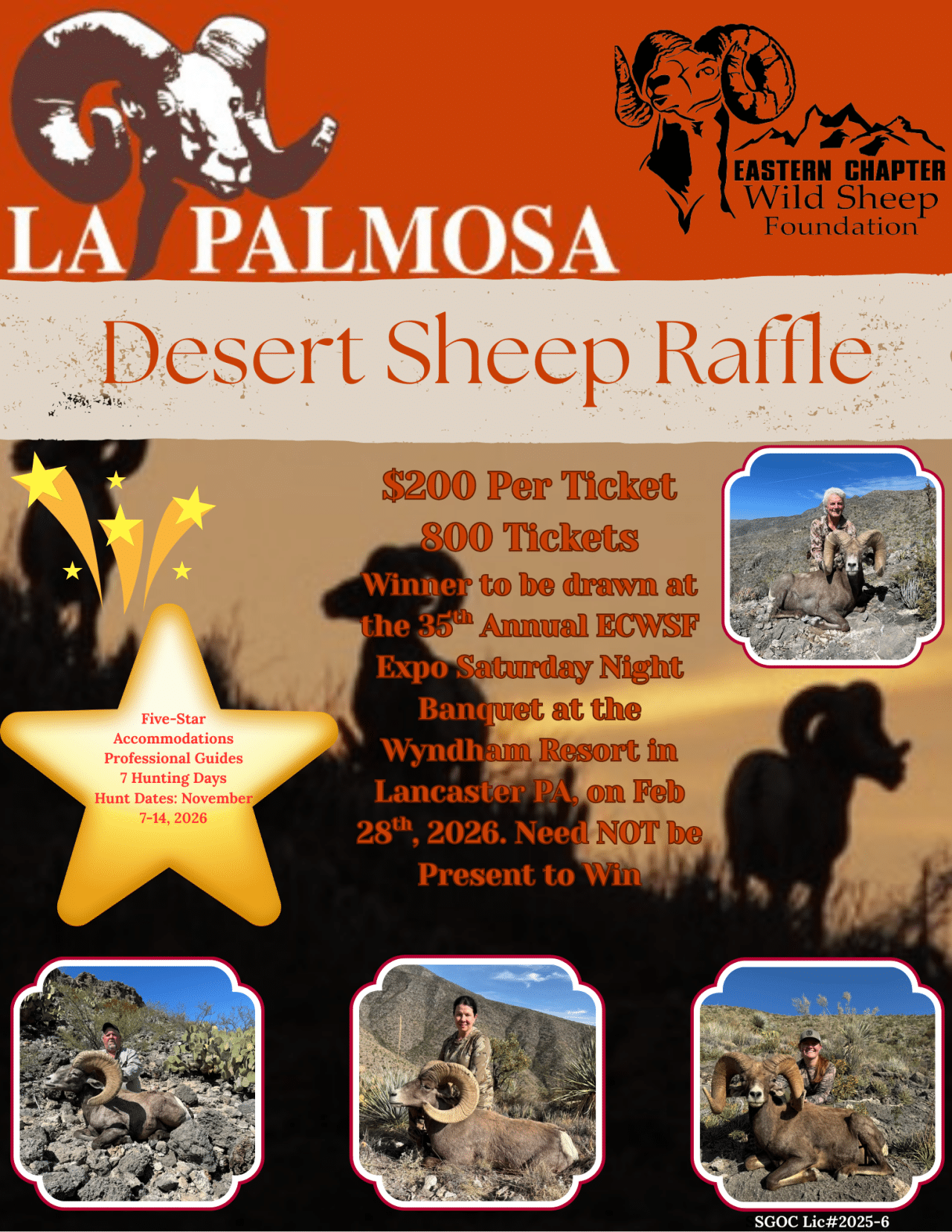 Hunting Raffles | Eastern Chapter Wild Sheep Foundation